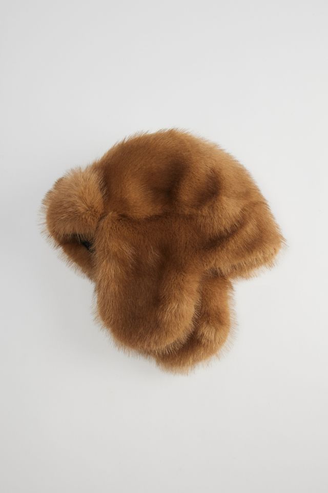 Fluffy Faux Fur Trapper Hat | Urban Outfitters