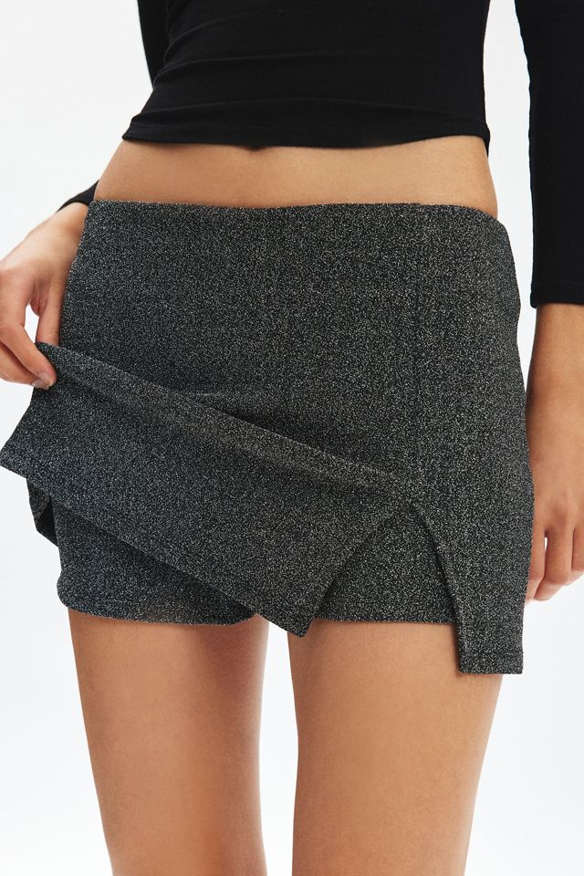 UO Grace Sparkle Knit Micro Mini Skort | Urban Outfitters
