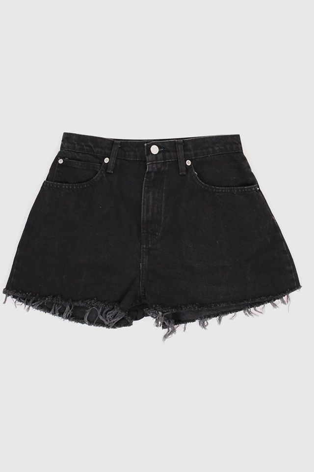 Vintage 90s Black Distressed High Rise Shorts | Urban Outfitters