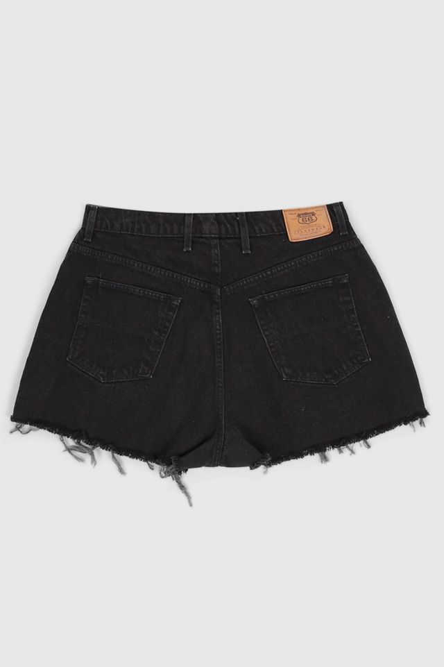 Vintage 90s Black Distressed High Rise Shorts | Urban Outfitters