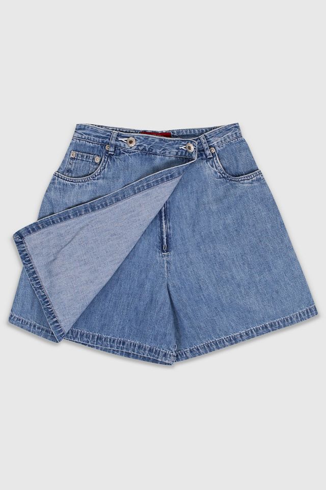 Vintage 90s Medium Wash Skort | Urban Outfitters