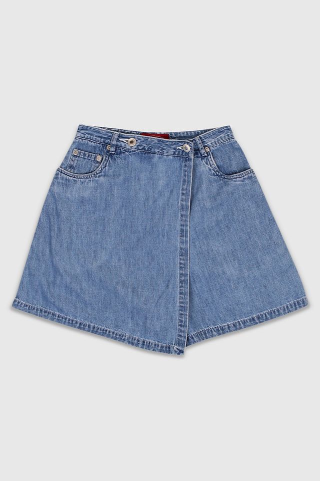 Vintage 90s Medium Wash Skort | Urban Outfitters