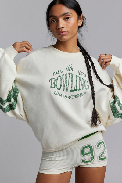 BDG Tasha Bowling Graphic Crew Neck Pullover | Urban Outfitters