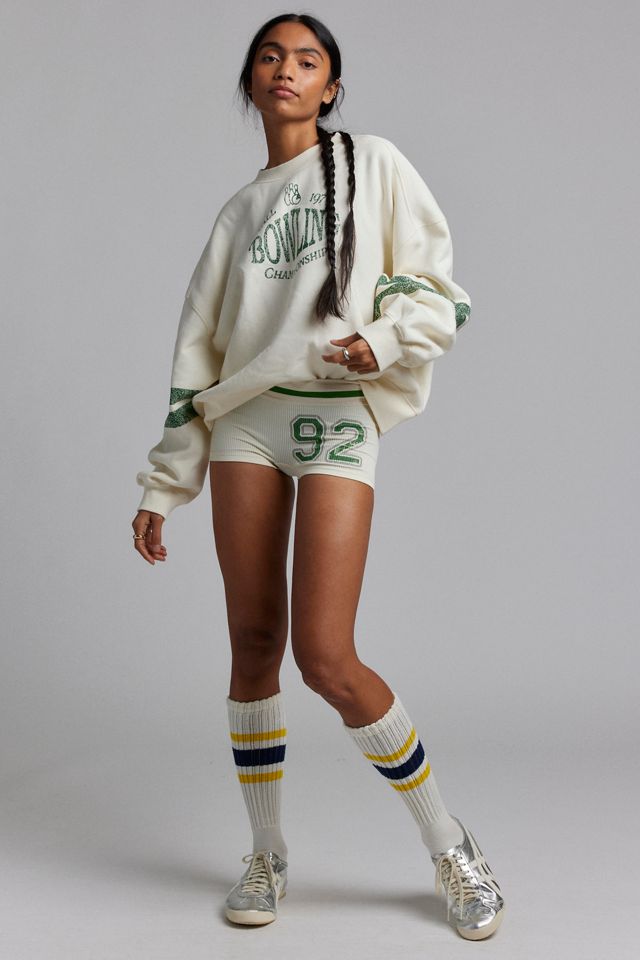 BDG Tasha Bowling Graphic Crew Neck Pullover | Urban Outfitters