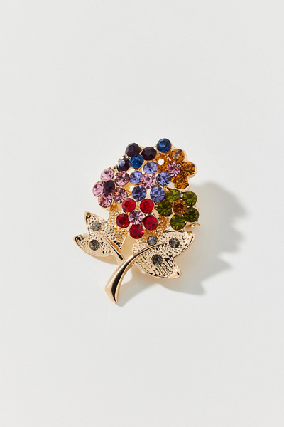 Gem Flower Bunch Brooch | Urban Outfitters
