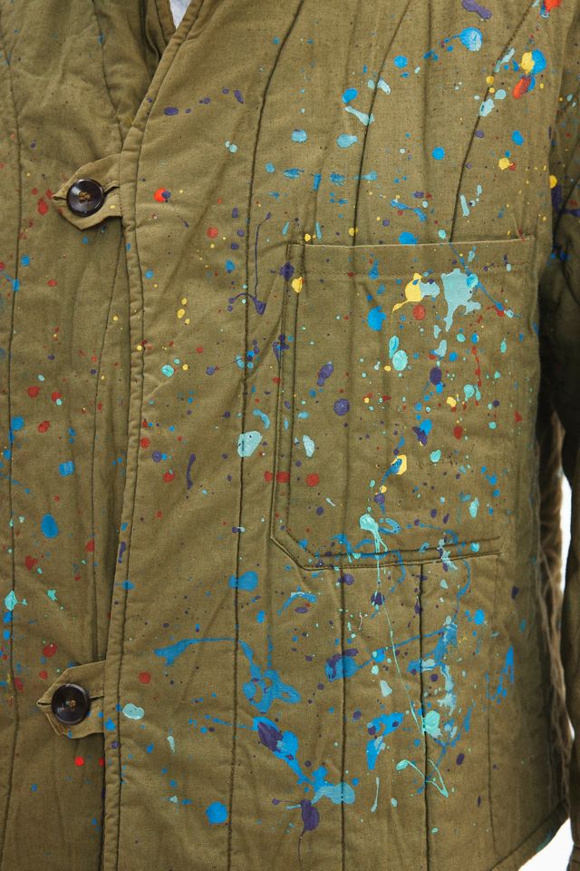 Urban Renewal Remade Paint Splatter Liner Jacket | Urban Outfitters