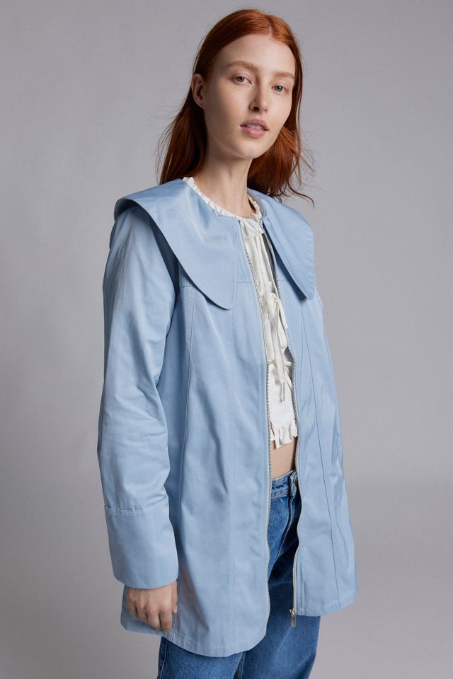 Ghospell Calloway Oversized Collar Zip Up | Urban Outfitters