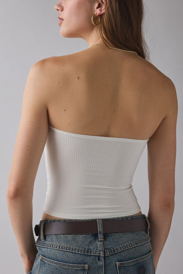 BDG Carla Sweetheart Neckline Ribbed Knit Tube Top | Urban Outfitters