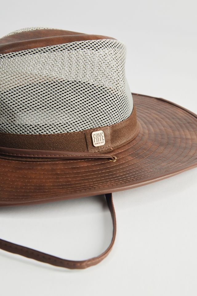 Frye Leather & Mesh Cowboy Hat | Urban Outfitters