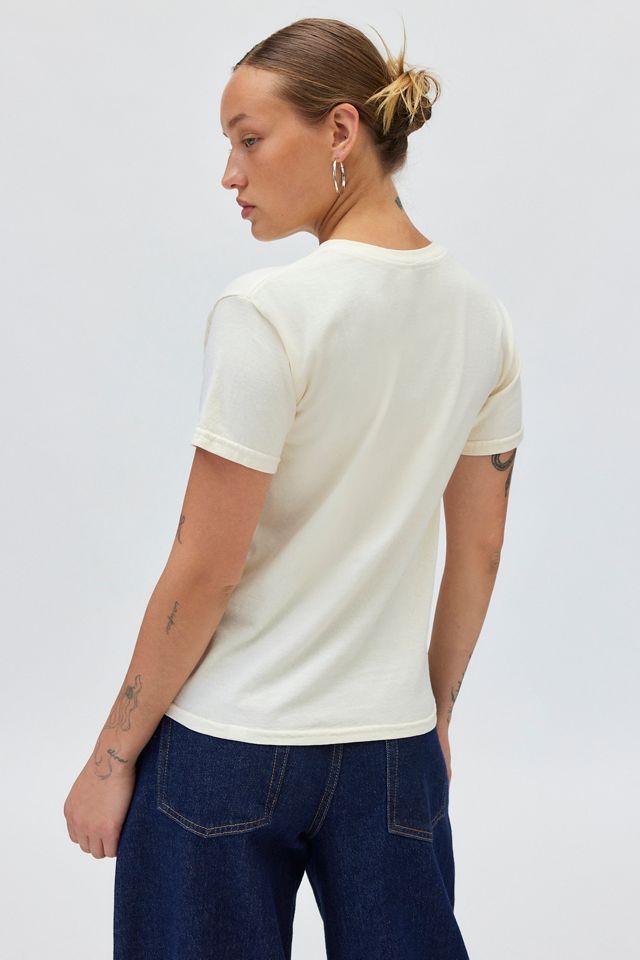 Demure Graphic Slim Tee | Urban Outfitters