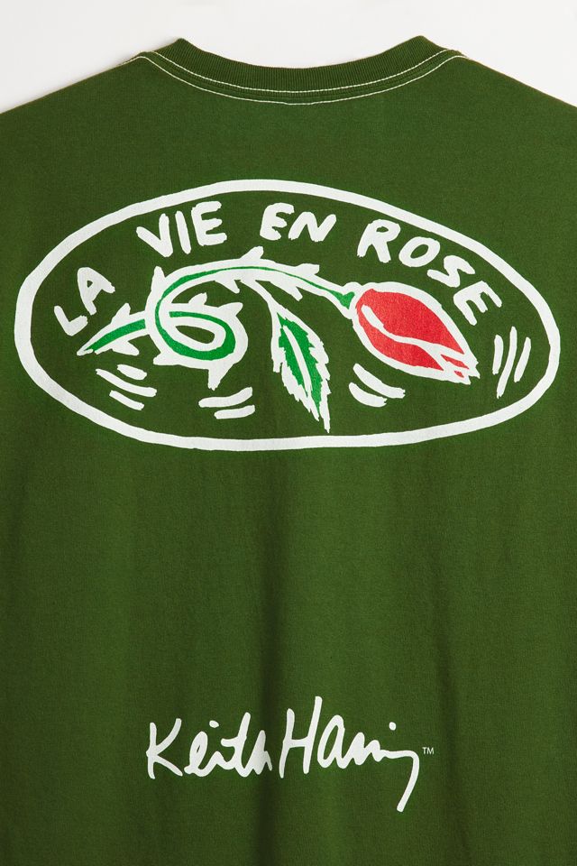 Keith Haring La Vie En Rose Tee | Urban Outfitters