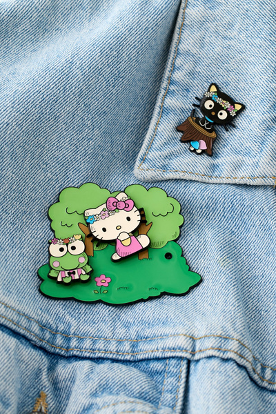 Sanrio Hello Kitty Tree Enamel Pin Set | Urban Outfitters