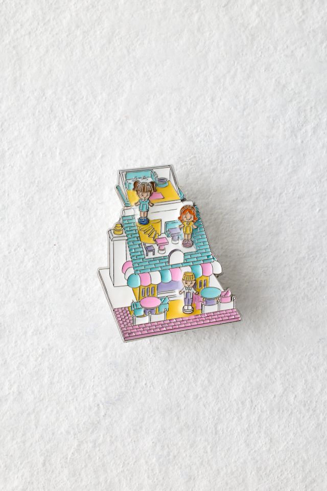 Polly Pocket White House Enamel Pin Urban Outfitters