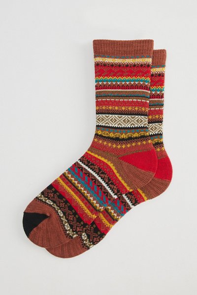 Fair Isle Crew Sock | Urban Outfitters