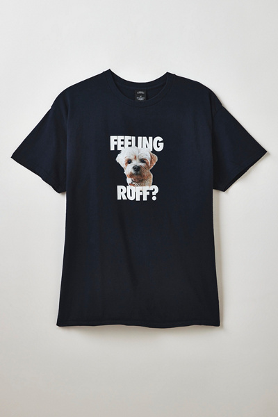Feeling Ruff Short Sleeve Cotton Graphic Tee | Urban Outfitters