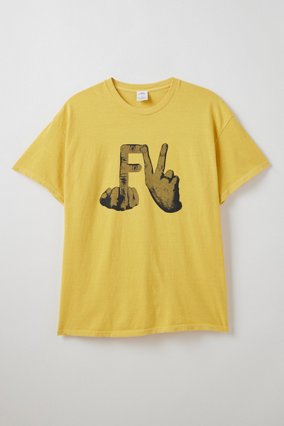 FU Hands Cotton Graphic Tee | Urban Outfitters