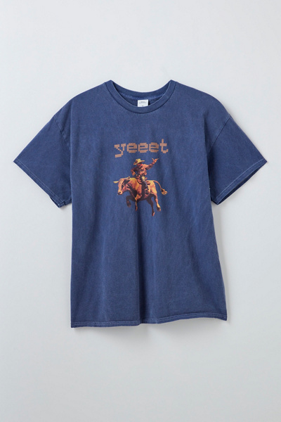 Yeeet Short Sleeve Cotton Graphic Tee | Urban Outfitters