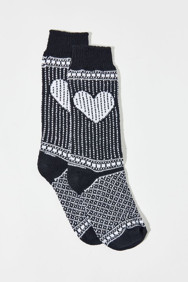 American Trench Heart Cable Knit Sock | Urban Outfitters