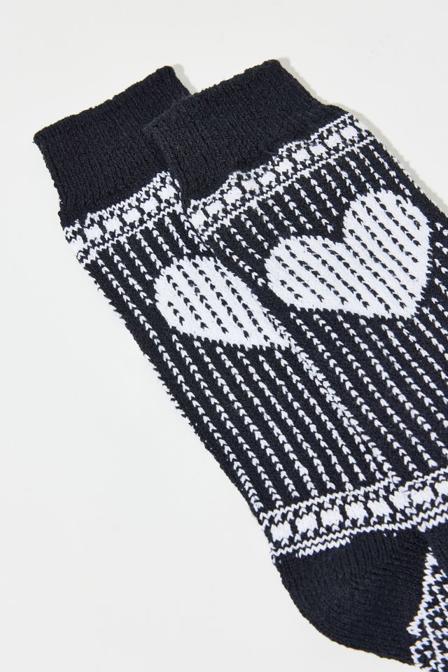 American Trench Heart Cable Knit Sock | Urban Outfitters