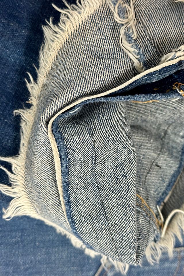 Vintage 1960’s Levi’s® Big E Orange Tab Selvedge Raw Hem Bell Bottom ...