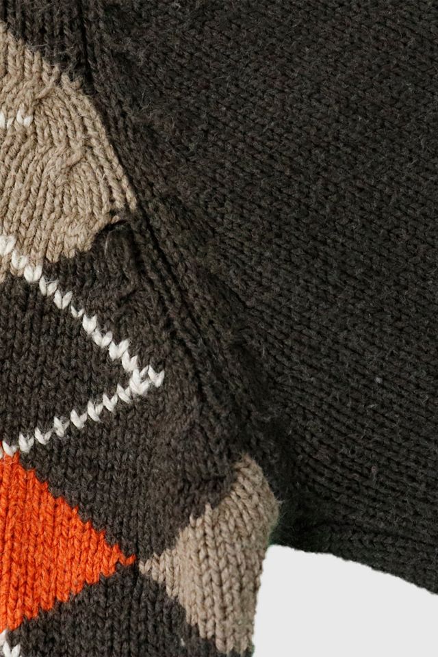 Vintage XG Plaid Design Sweater | Urban Outfitters