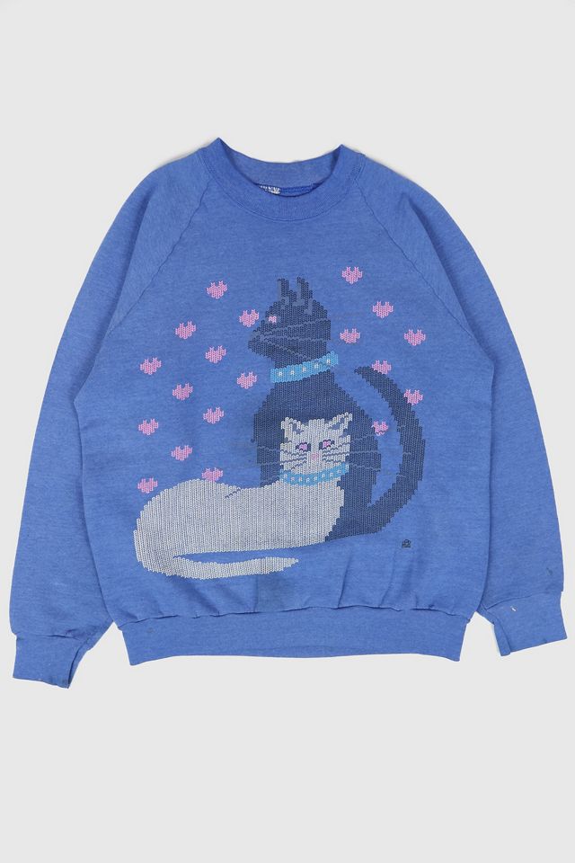 Vintage Cat Crewneck | Urban Outfitters