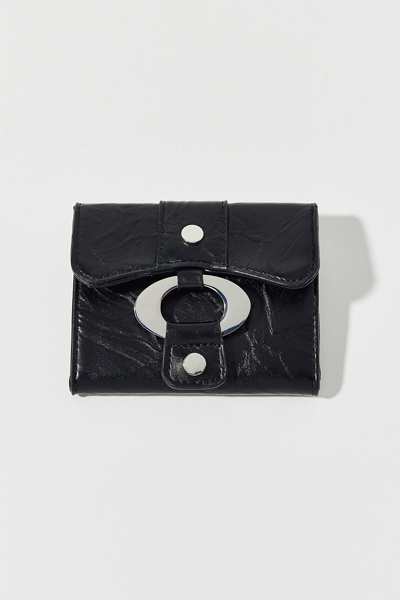 Silence + Noise Jenn Buckle Metallic Wallet | Urban Outfitters