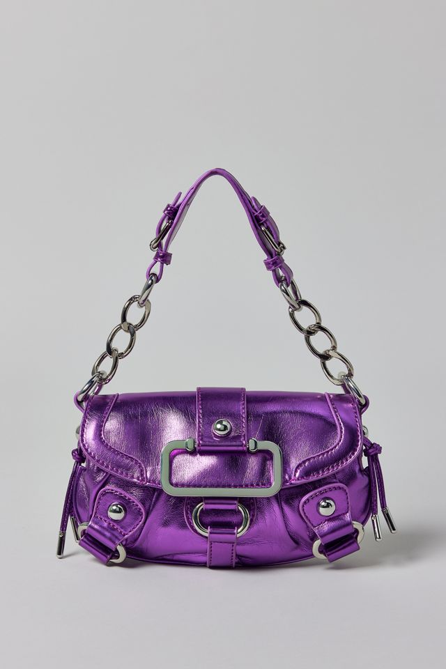 Silence + Noise Jenn Metallic Shoulder Bag | Urban Outfitters