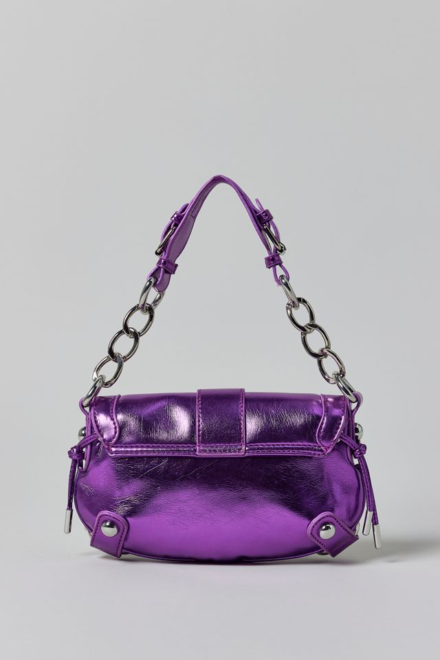 Silence + Noise Jenn Metallic Shoulder Bag | Urban Outfitters