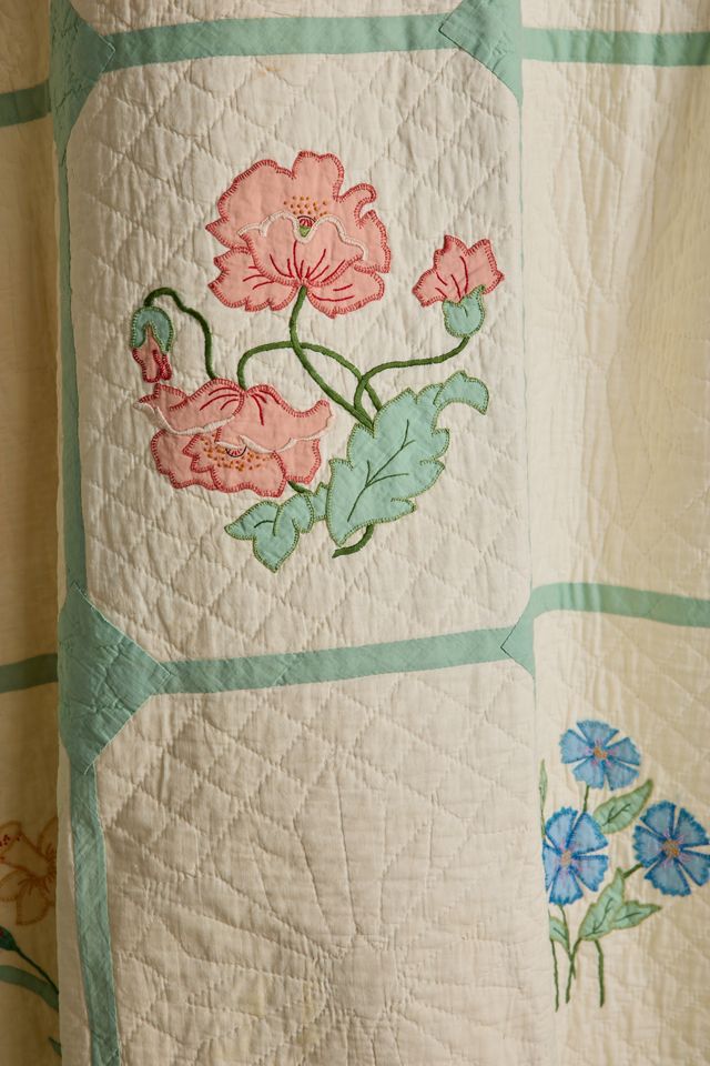 Vintage 1930s Multi-Floral Quilt | Urban Outfitters