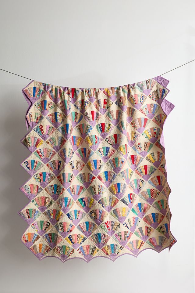 Vintage Patchwork Fan Quilt | Urban Outfitters