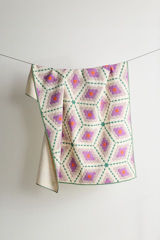 Vintage Patchwork Diamonds Quilt | Urban Outfitters