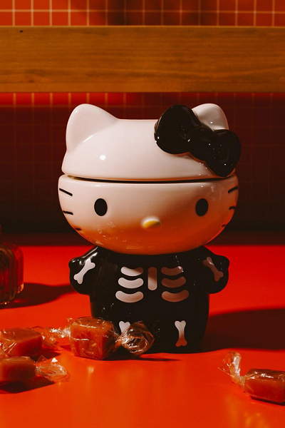 Sanrio Hello Kitty Skeleton Ceramic Snack Jar | Urban Outfitters