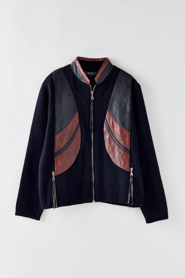Vintage Paneled Leather Jacket | Urban Outfitters