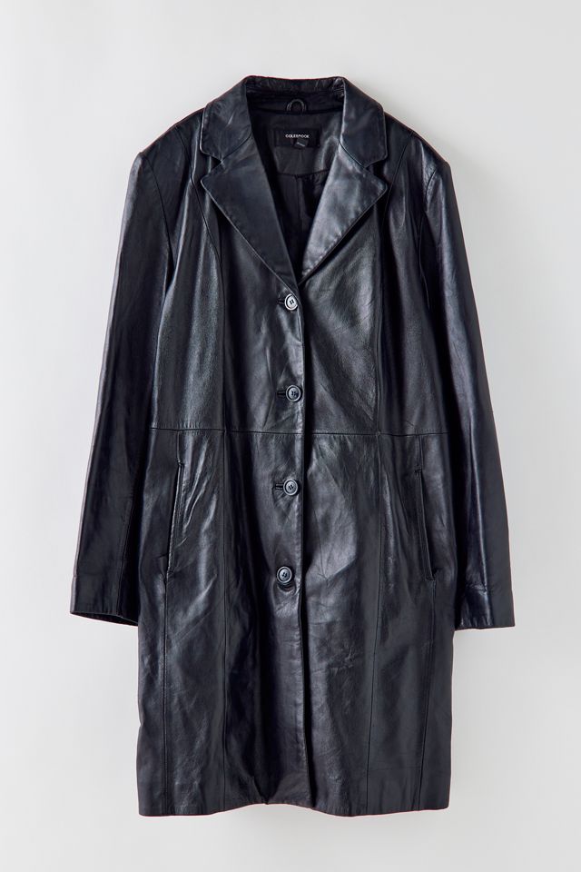 Vintage Long Leather Jacket | Urban Outfitters