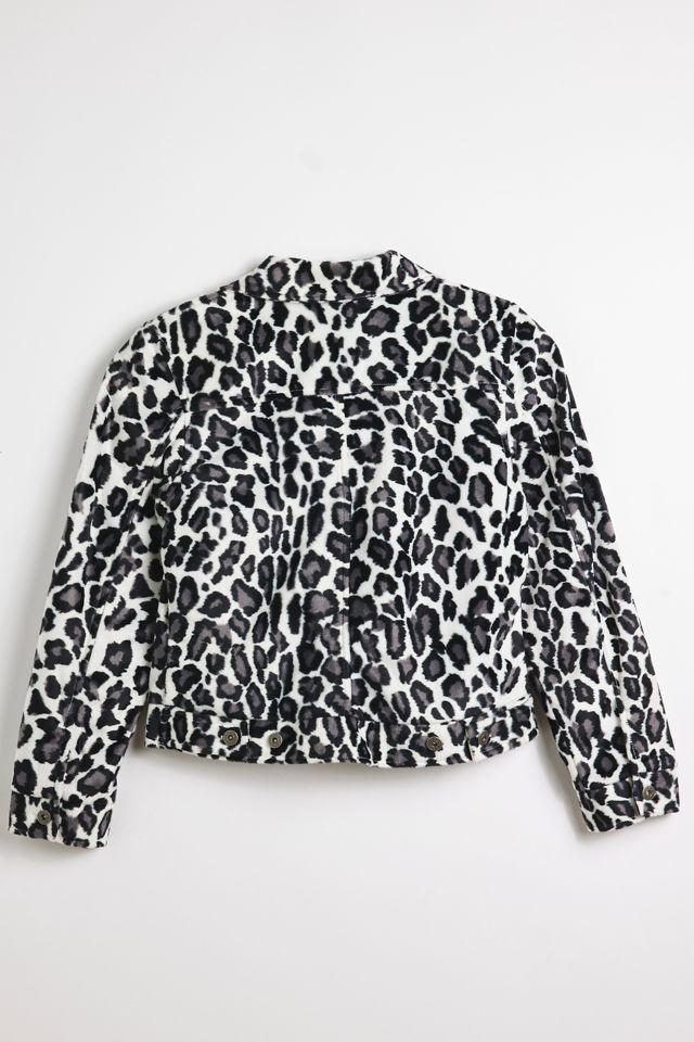 Vintage Animal Print Faux Fur Jacket | Urban Outfitters