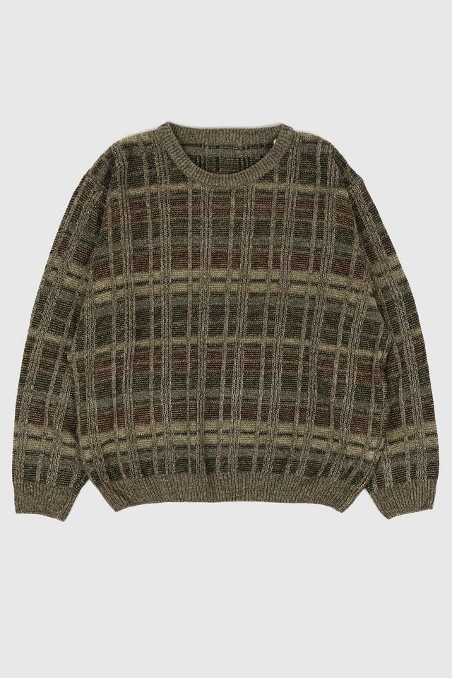 Vintage Plaid Sweater | Urban Outfitters