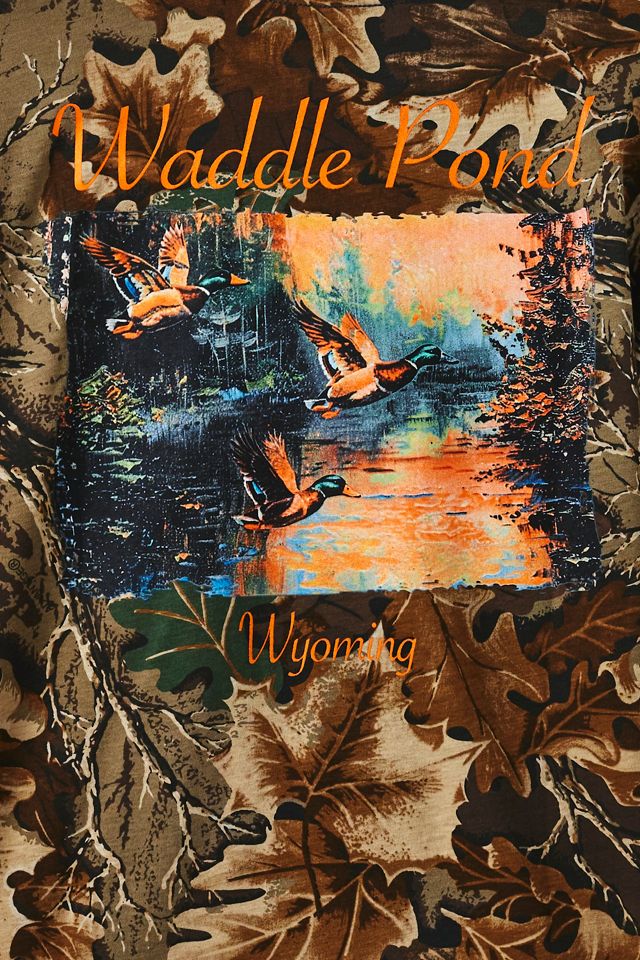Waddle Pond Graphic Camo Allover Print Tee | Urban Outfitters