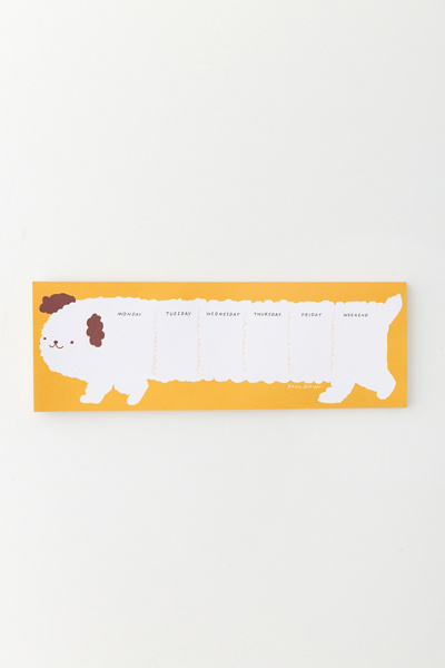 Dog Weekly Planner Notepad | Urban Outfitters