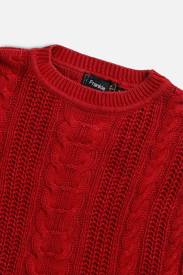 Frankie Collective Rework Crop Knit Sweater 042 | Urban Outfitters