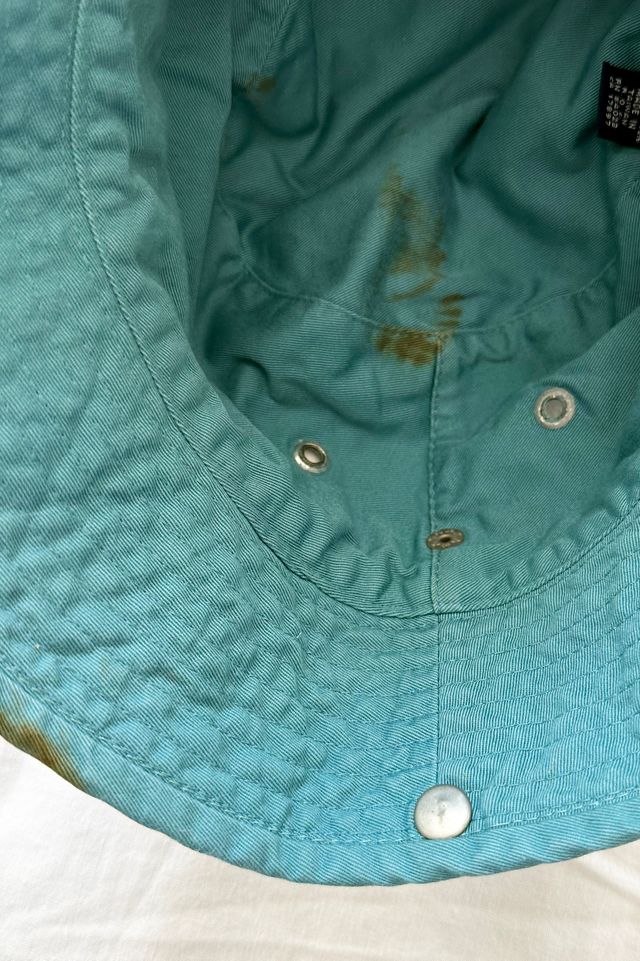 Vintage GAP Teal Turquoise Snap Bucket Hat | Urban Outfitters