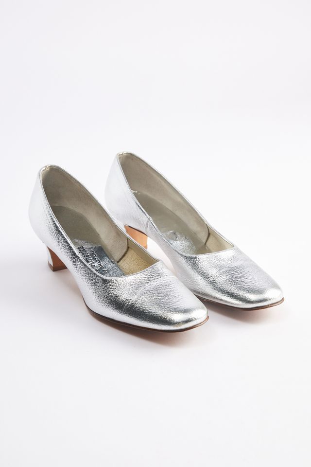 Vintage Metallic Heeled Shoes | Urban Outfitters