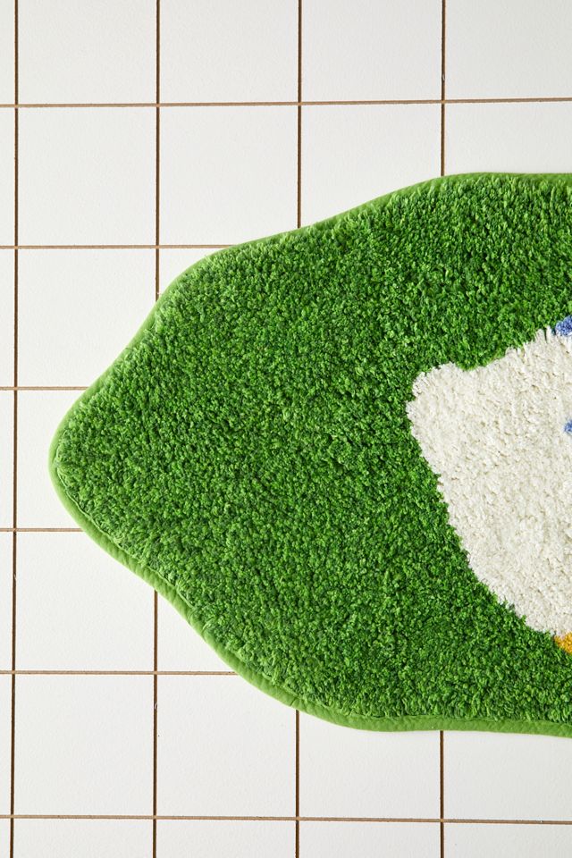 Cheeky Goose Shape Tufted Bath Mat | Urban Outfitters