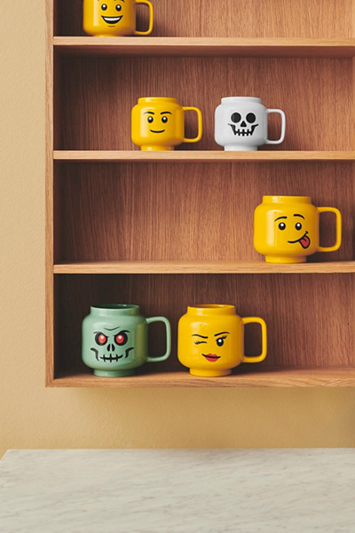 LEGO Head Large 18oz Ceramic Mug | Urban Outfitters