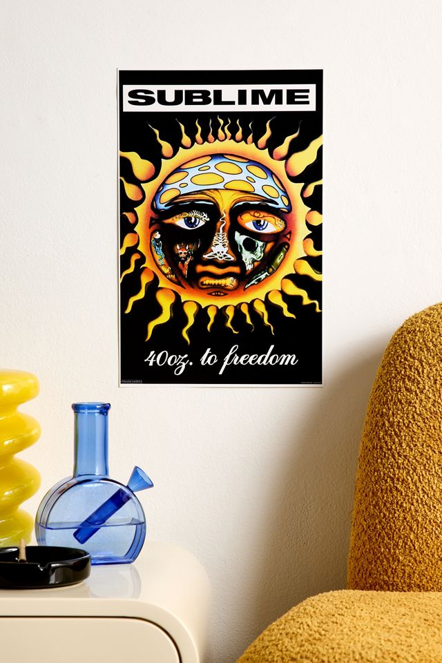 Sublime 40 Oz To Freedom Poster | Urban Outfitters
