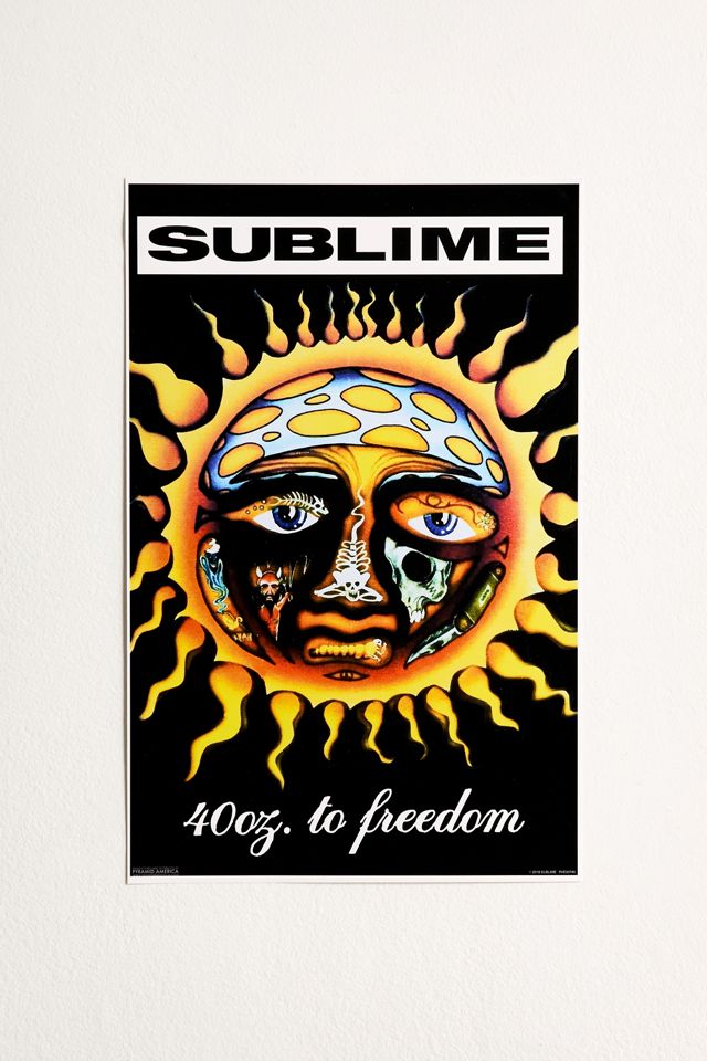 Sublime 40 Oz To Freedom Poster | Urban Outfitters