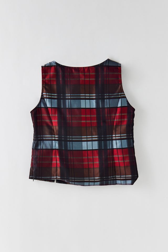 Vintage Plaid Tank Top | Urban Outfitters