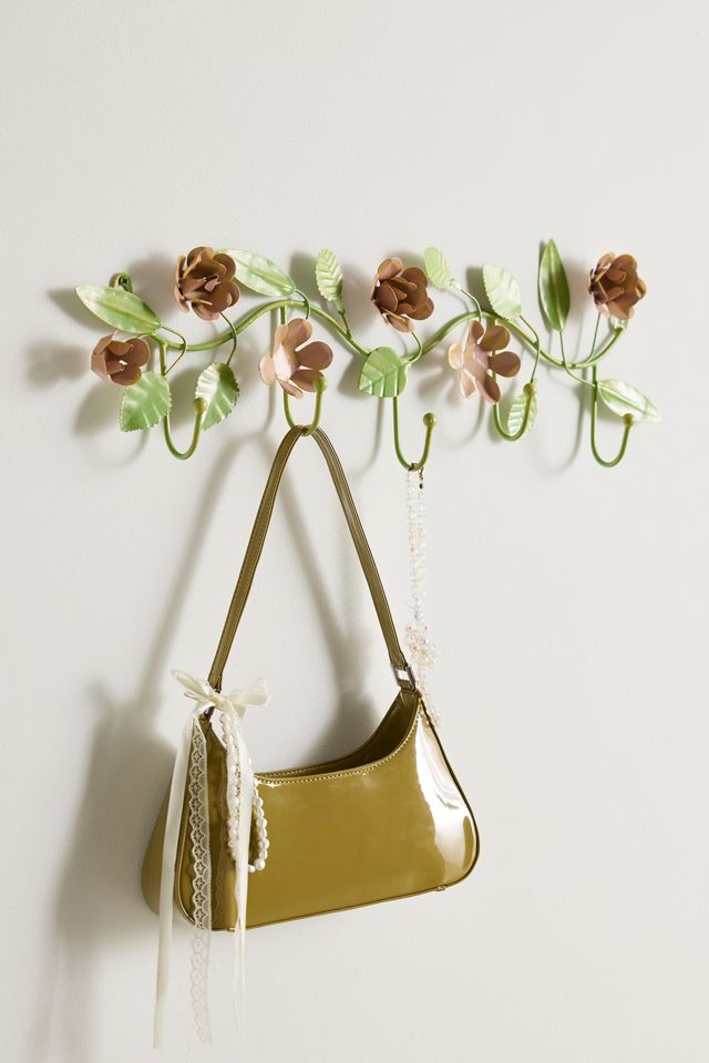 Floral Vine Iron Wall Multi-Hook | Urban Outfitters