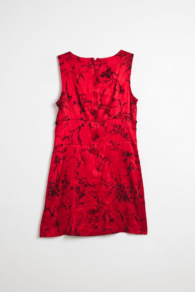 Vintage Patterned Mini Dress | Urban Outfitters