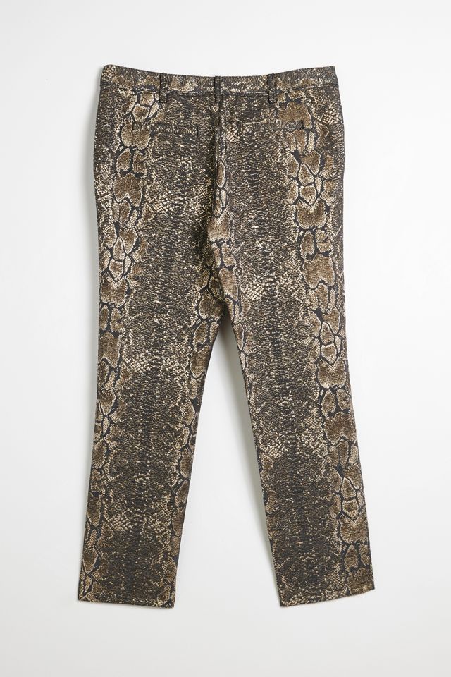 Vintage Snakeskin Pattern Pant | Urban Outfitters